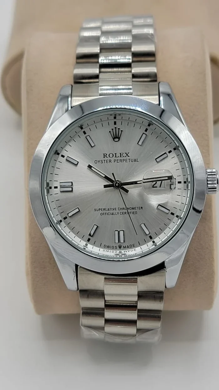 Buy Rolex Oyster Perpetual Silver Dial Automatic Watch